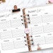 Personal Bucket List, Bucket List Planner Insert - Etsy