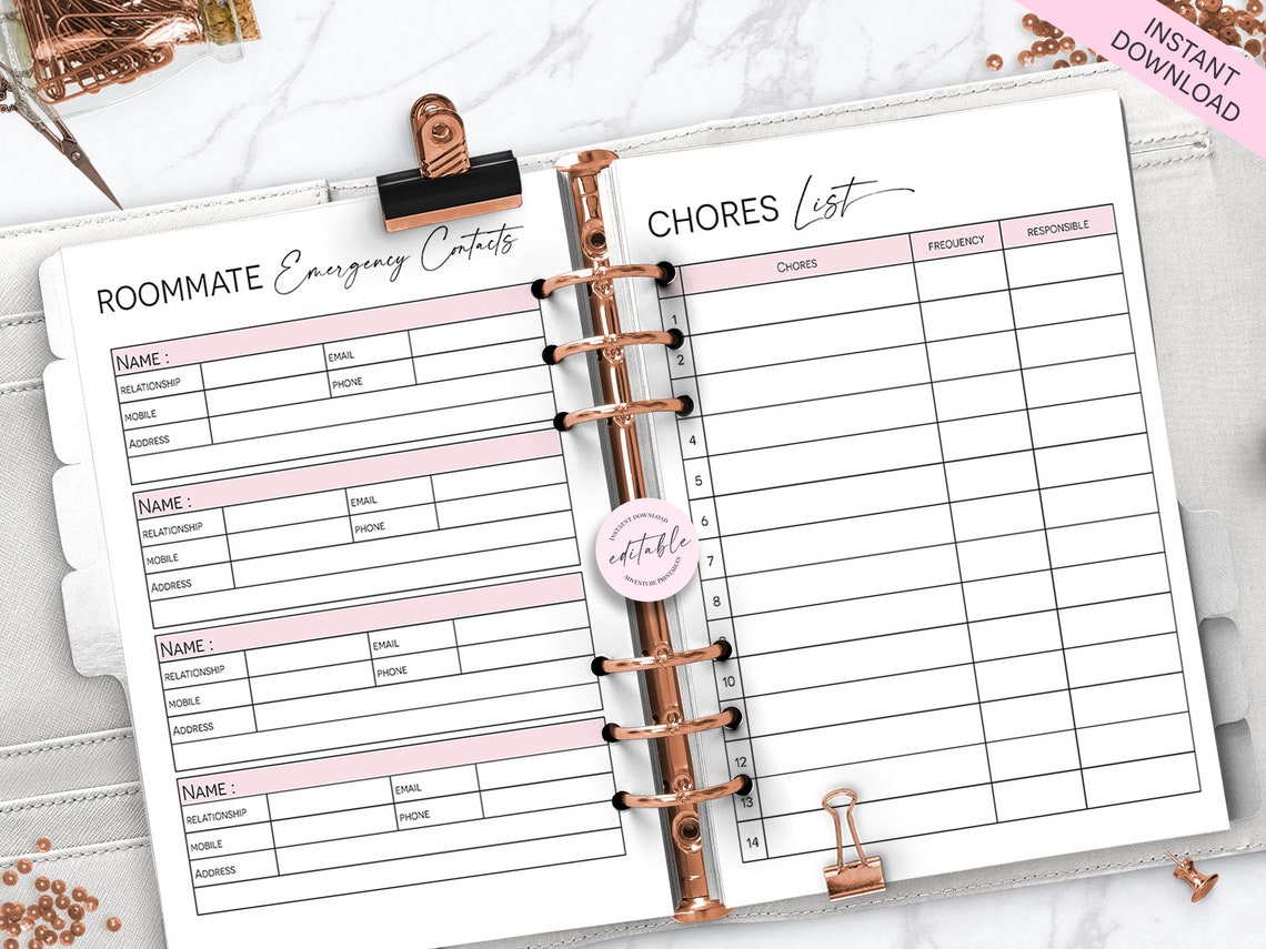 Student Dorm Room Planner College Student Dorm Kit Student - Etsy
