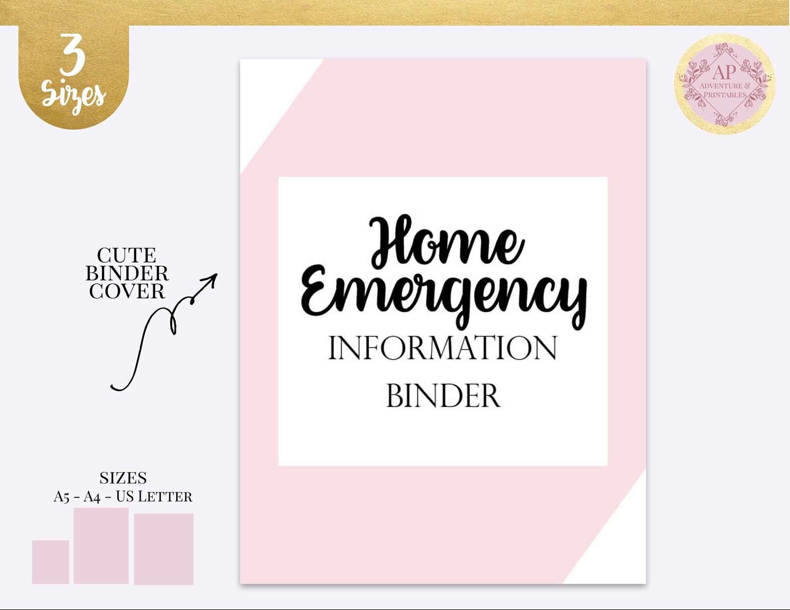 Home Emergency Information Binder, Insurance Information, Medical ...