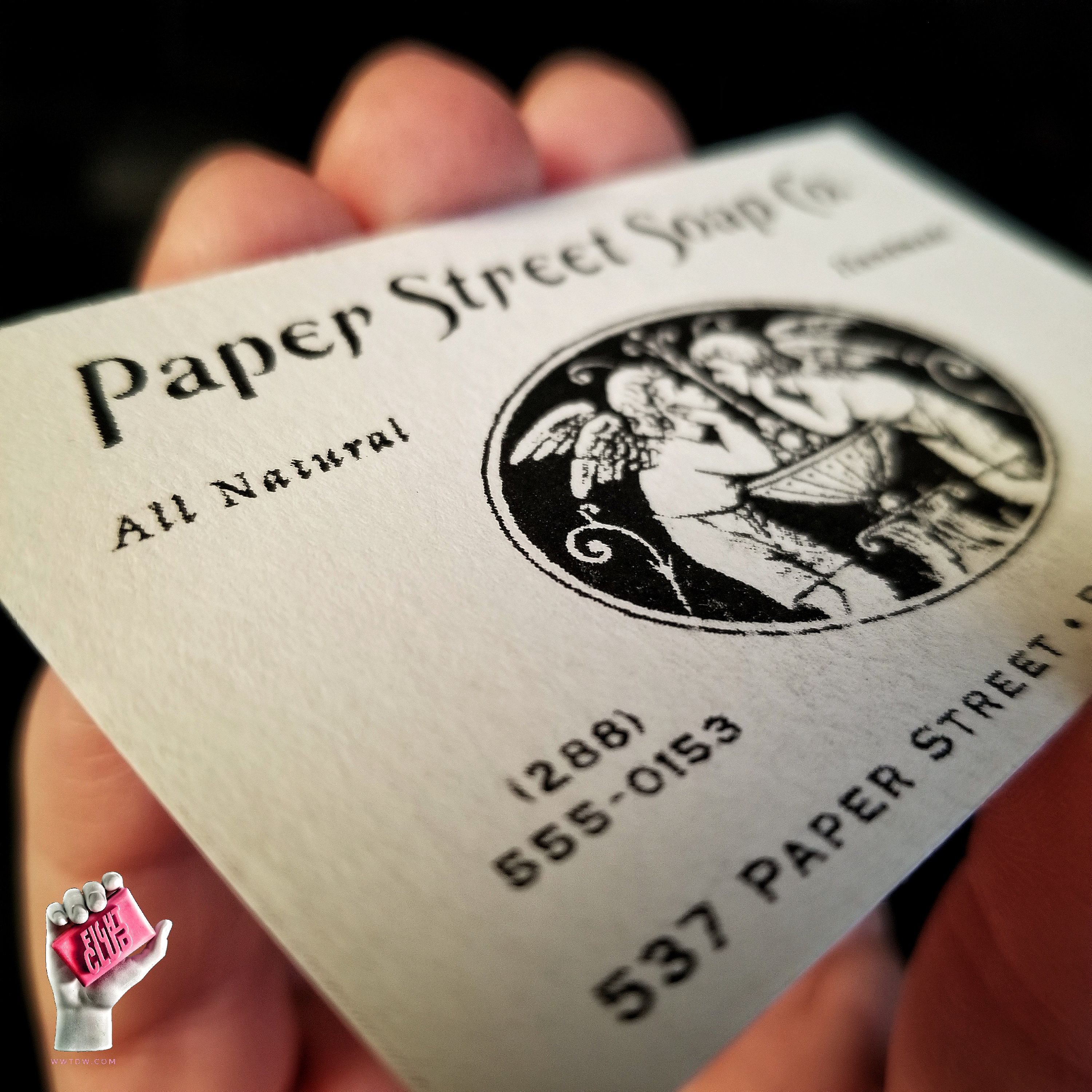 Tyler Durden Paper Street Soap Co. Business Cards - Novelty Prop ...