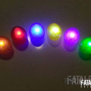 Infinity Gauntlet Stones (FULL SET) - Gem Costume Cosplay Star Lord ...