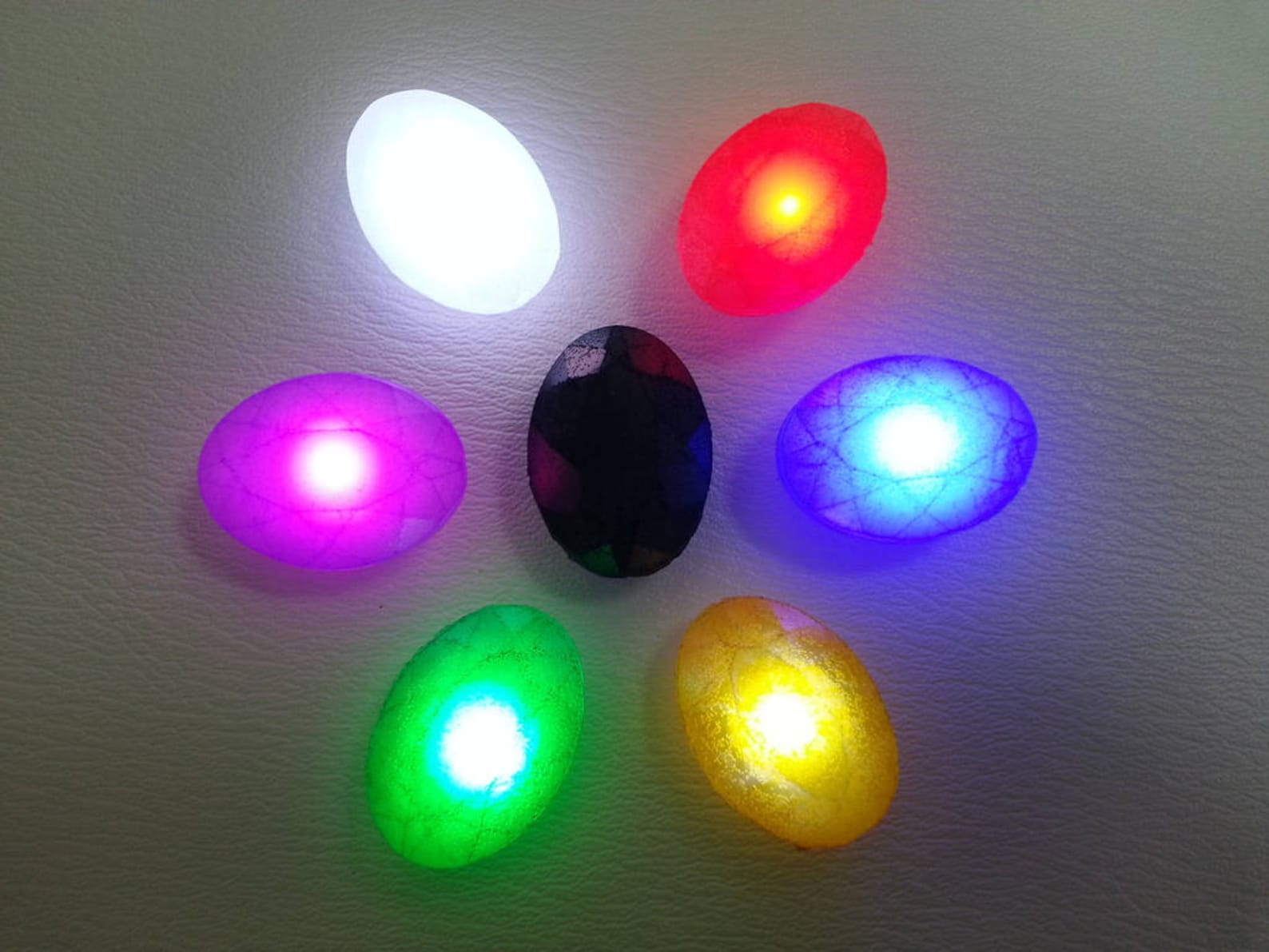 Infinity Gauntlet Stones (INDIVIDUAL) - Gem Costume Cosplay Star Lord ...