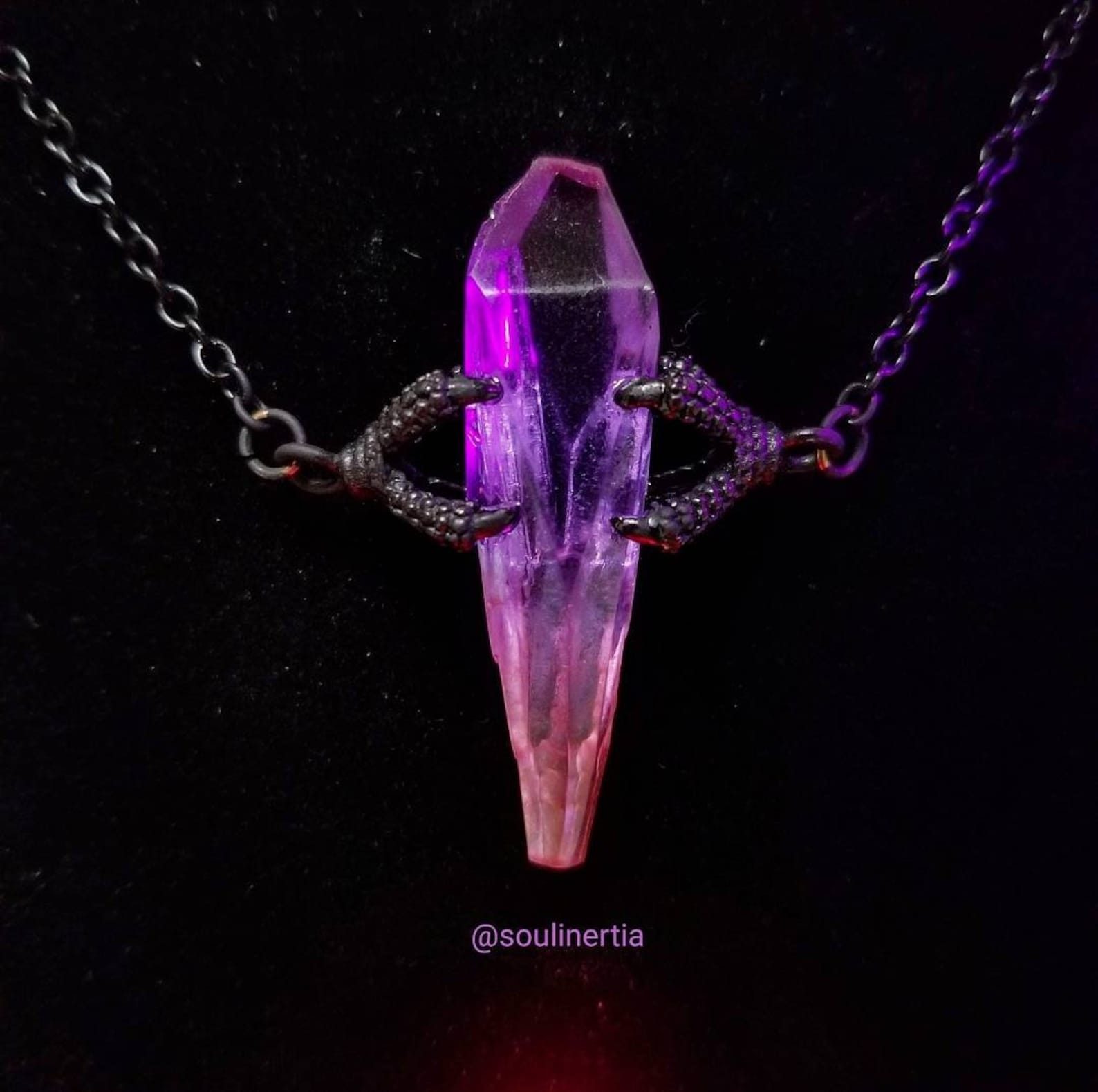 The Dark Crystal Pendant Necklace Shard Handcrafted Resin - Etsy