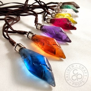 Jyn's Yellow Glowing Kyber Crystal - Star Wars Trust in the FORCE Rey ...