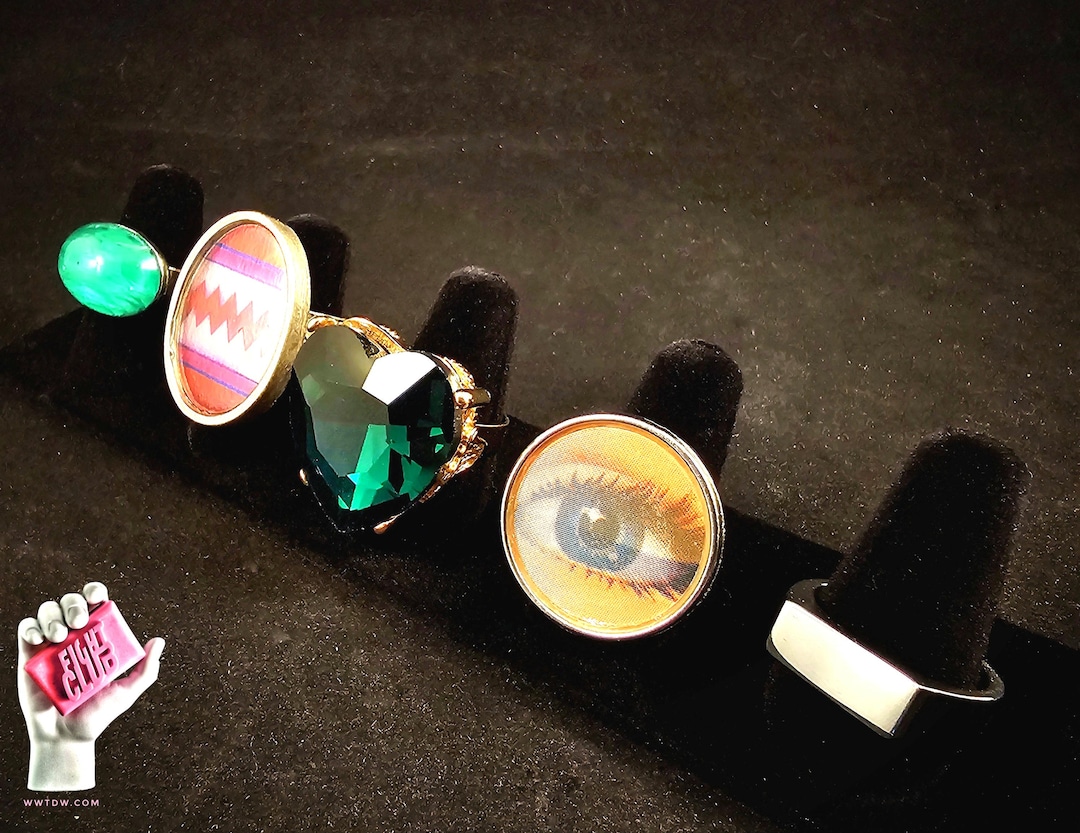 Tyler Durden's Full Ring Collection - Fight Club, Costume Cosplay ...