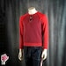 Tyler Durden Brad Pitt Fight Club Rare Red Color Block Raglan Sweater ...