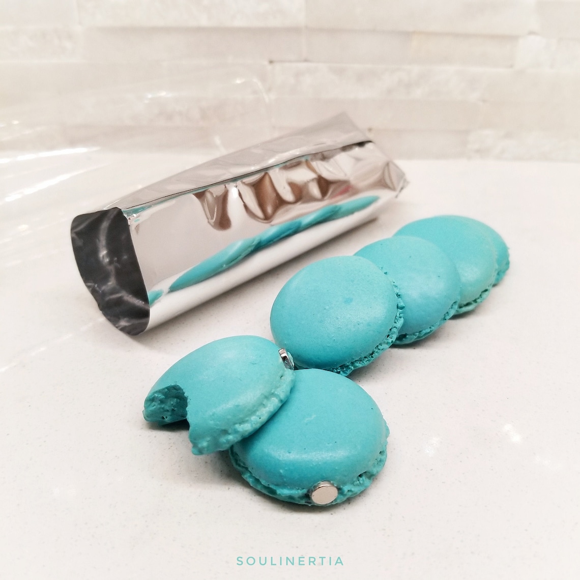 Grogu Baby Yoda Space Macarons with cookie sleeve | Etsy