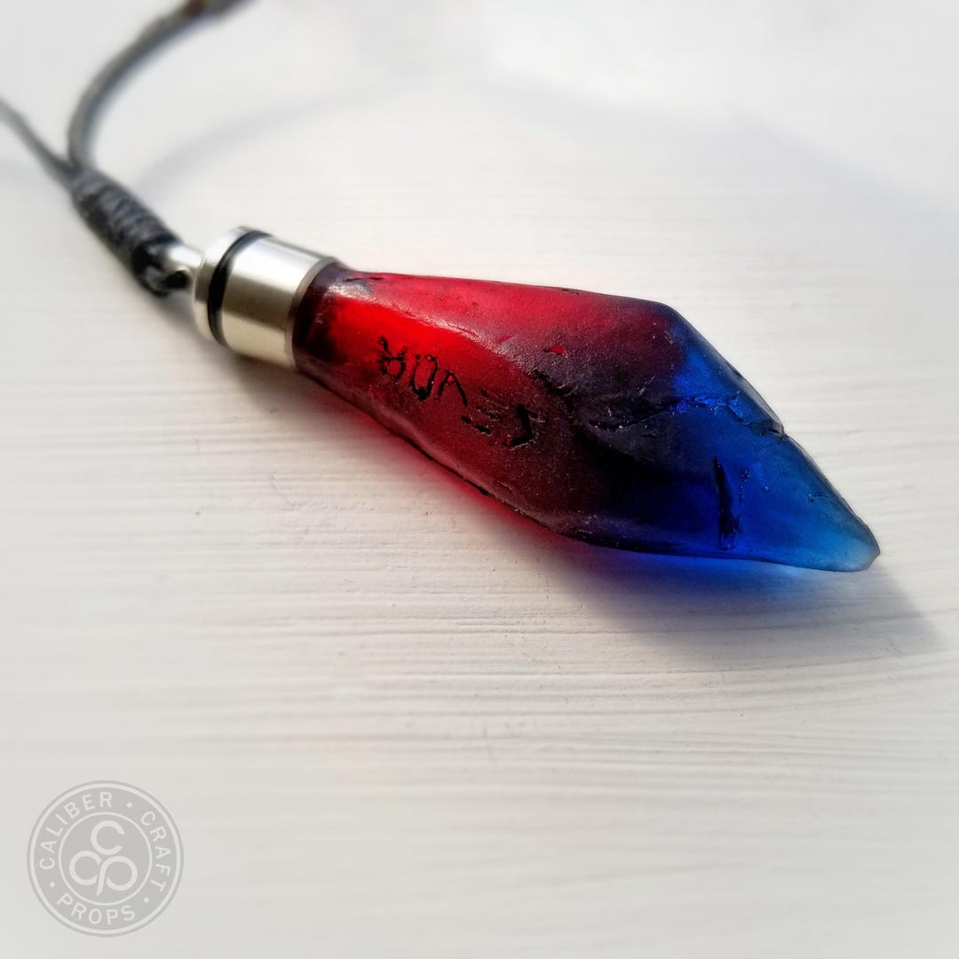 Glowing Kyber Crystal Acolyte Red to Blue Gradient Star Wars Trust in ...