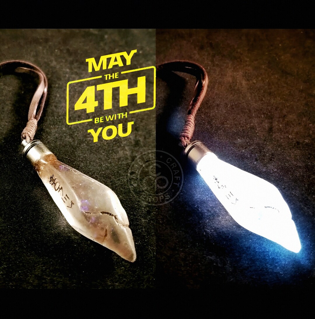 Jyn's Glowing Kyber Crystal Star Wars Trust in the FORCE Andor ...