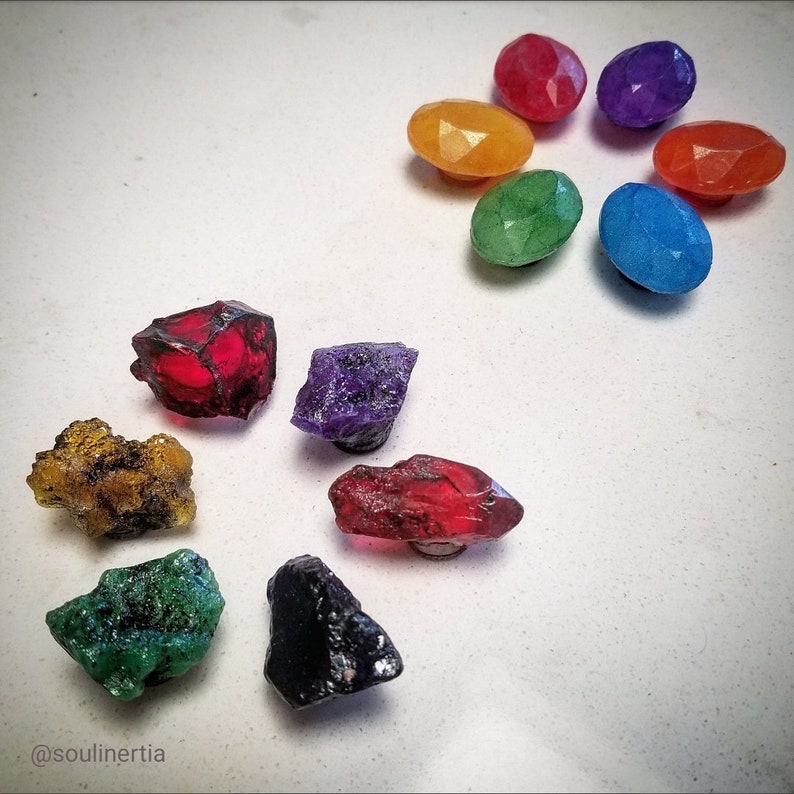 Raw Infinity Stones FULL SET Bestseller Infinity Gauntlet - Etsy UK