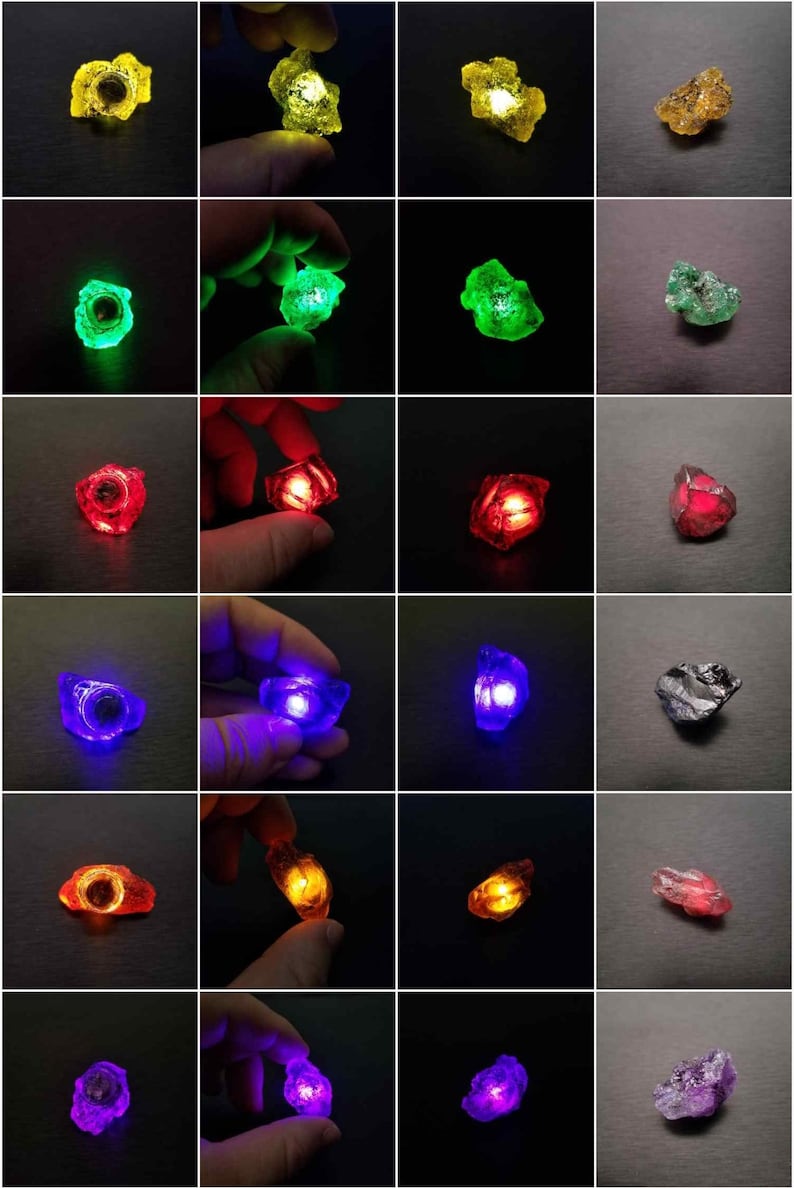 Raw Infinity Stones INDIVIDUAL Infinity Gauntlet Avengers - Etsy UK
