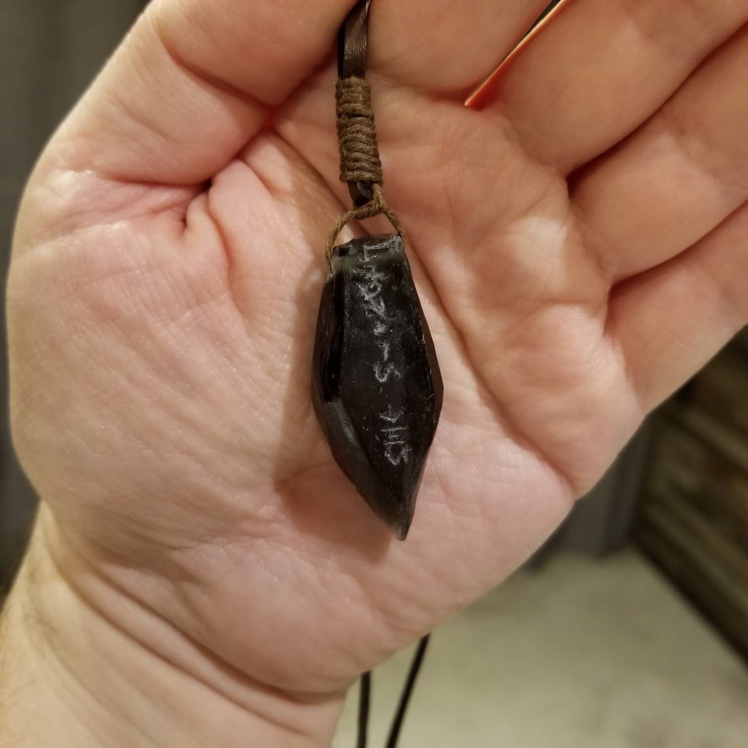 Black Version Dark Kyber Crystal Pendant Necklace | Etsy