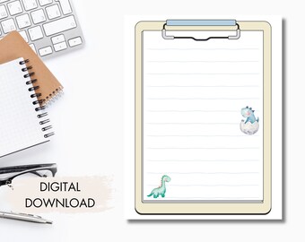 Printable Notes Page Digital Design File Download PDF, PNG, JPG ...