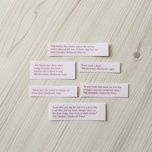Book Quote Sticker Set - Etsy