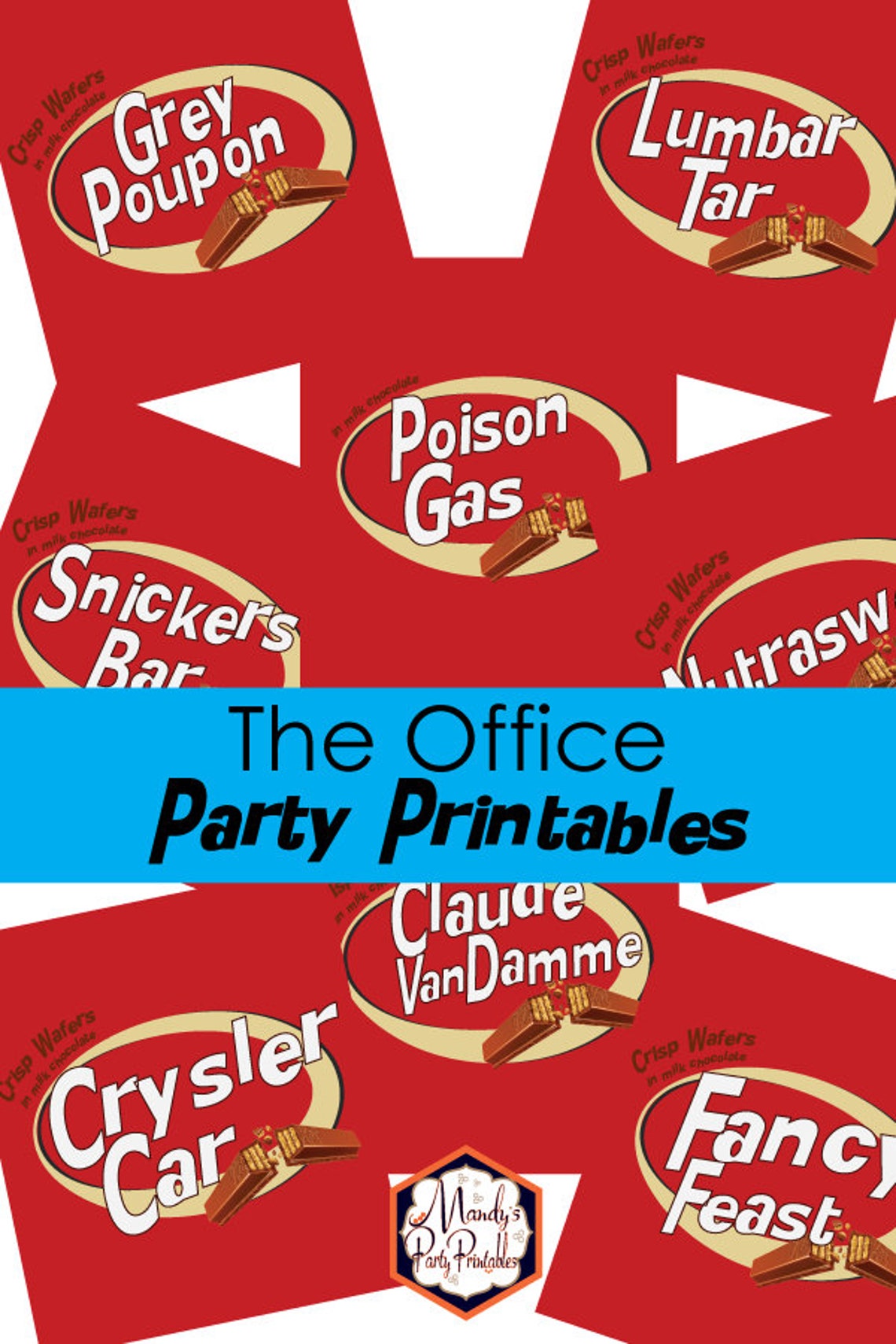 The Office Party Printables 45 Piece Mega Pack | Office TV Show ...