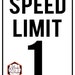 Speed Limit Birthday Sign | Get Numbers 1, 2, 3, 4 | Construction Party ...