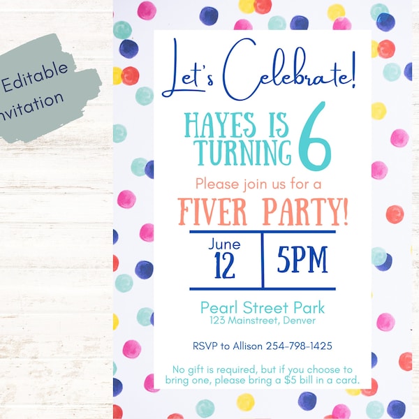 Girls Only Party Invitation - Etsy