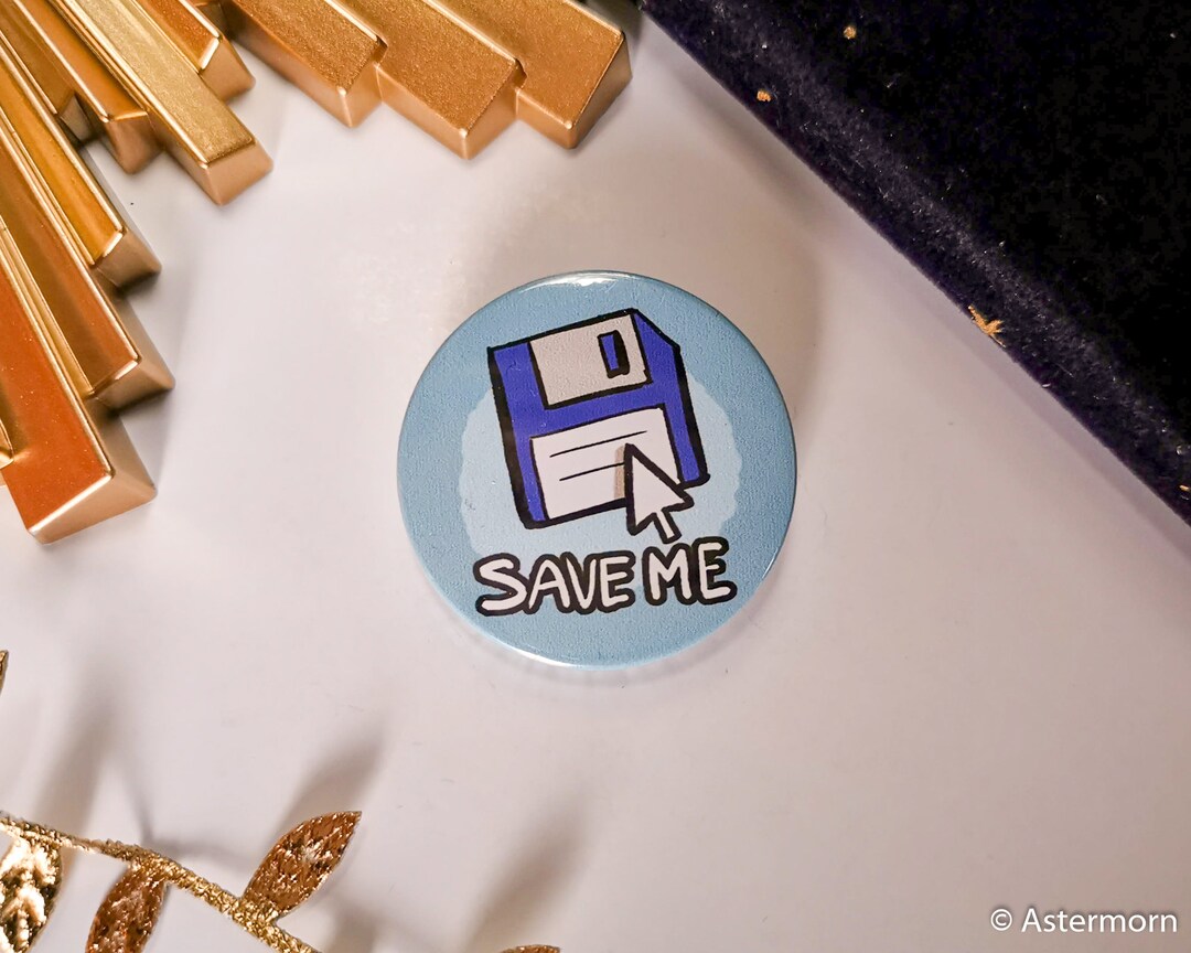 Save Me Meme Button - Etsy