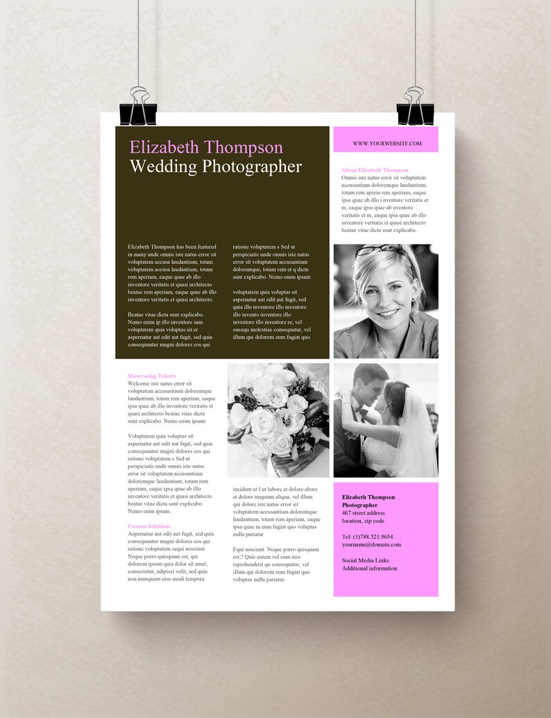 Business Poster, Marketing Brochure, Printable Brochure Design ...