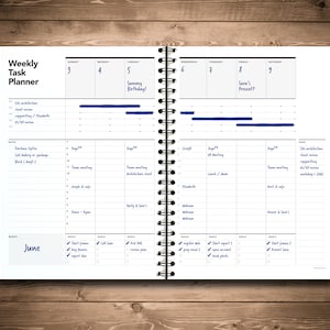 Weekly Task Planner, Weekly Agenda, Week Planner, Printable Weekly ...