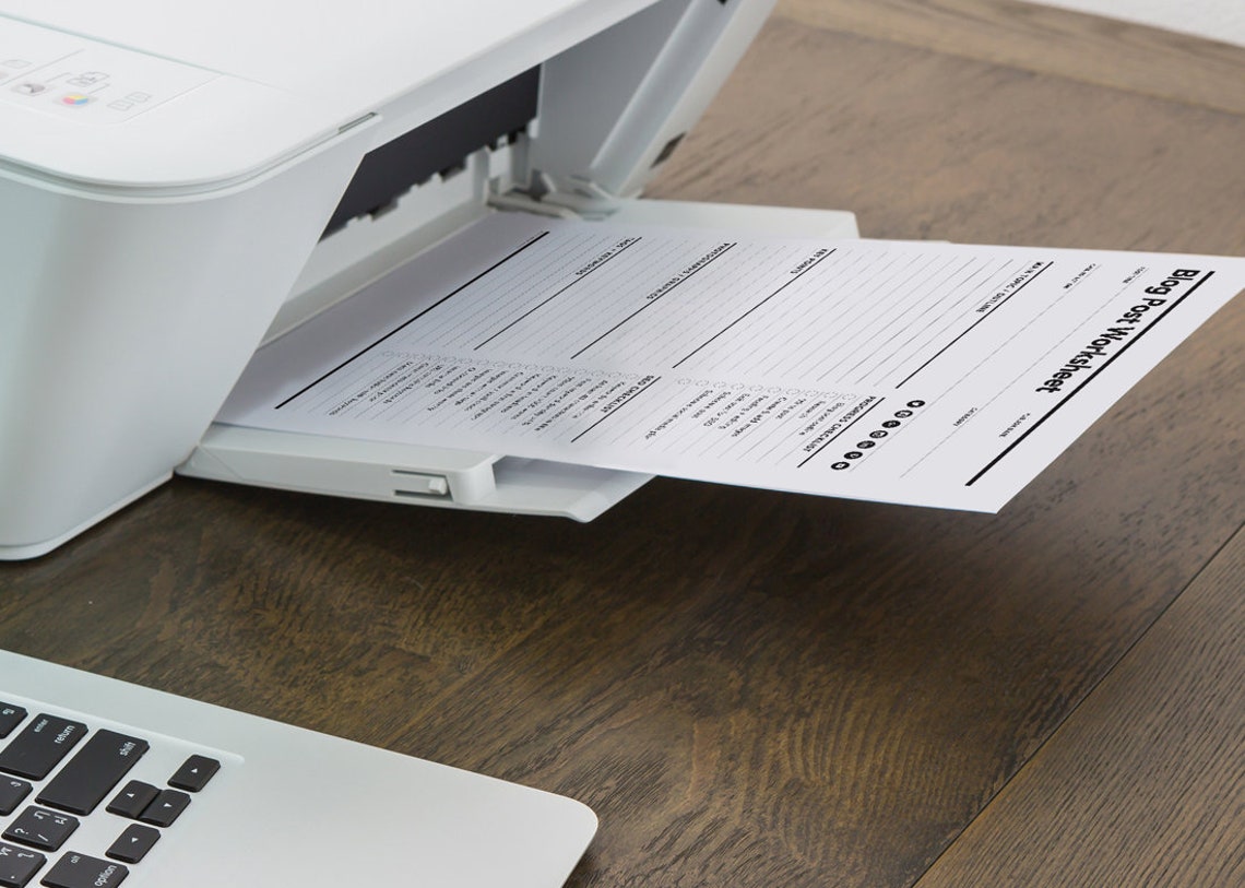 Blog Planner Worksheet, Blog Worksheet, Blogger, Blog Plan, Blogging ...