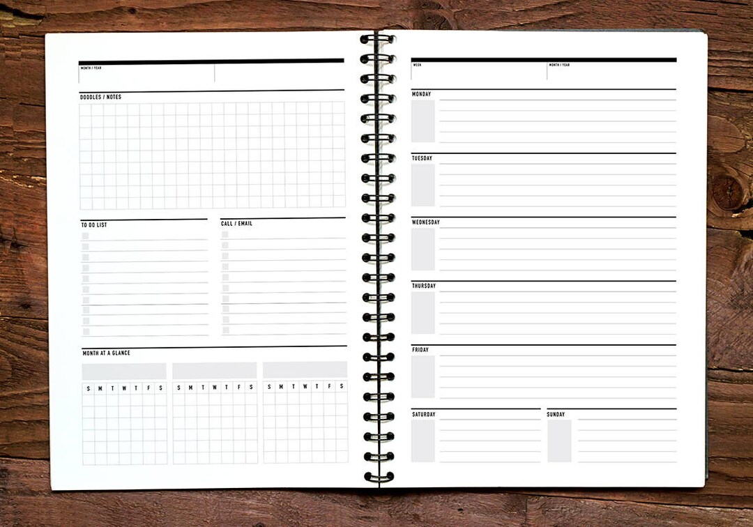 Weekly Agenda, Student Agenda, Perpetual Calendar, Student Planner ...