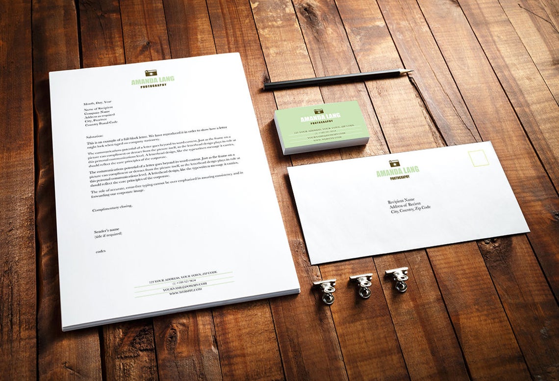 Editable Stationery Business Brand Small Business Kit - Etsy