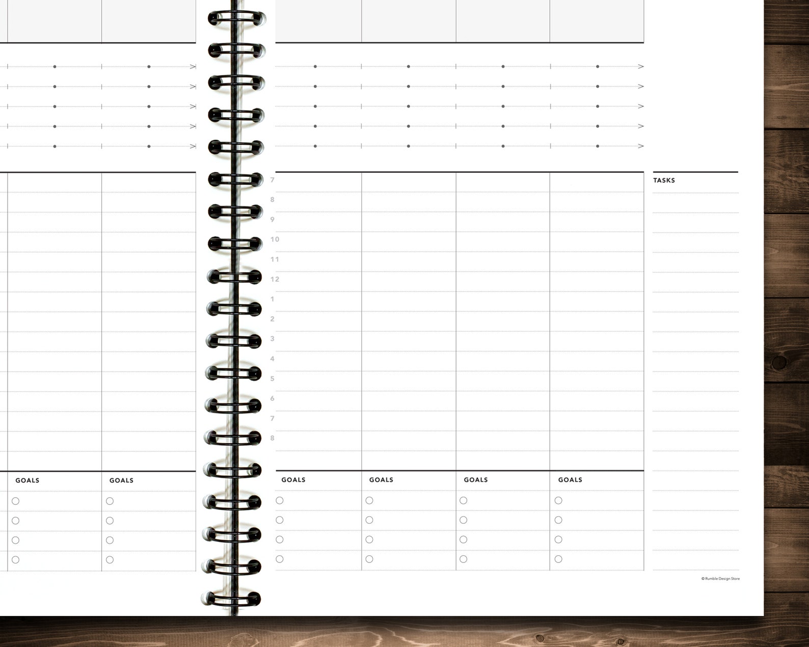 Weekly Task Planner, Weekly Agenda, Week Planner, Printable Weekly ...