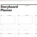 Printable Storyboard Planner Template, Filmmaker Planner, Storyboard ...