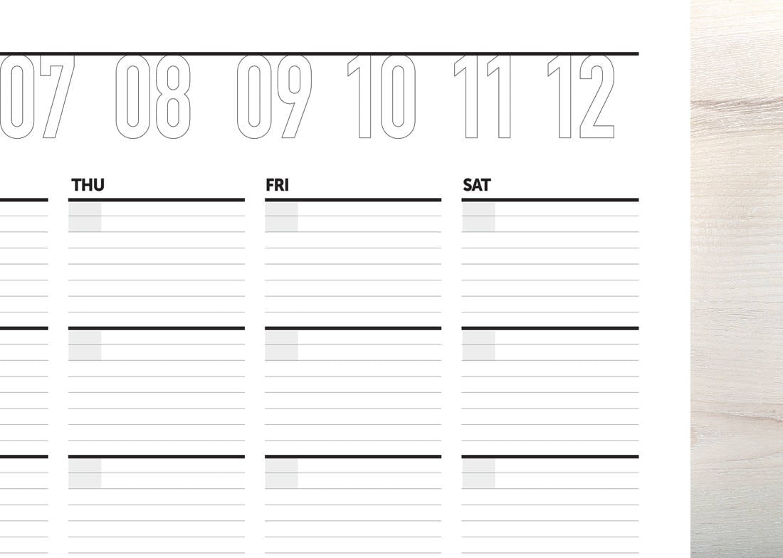 Monthly Calendar, Month at a Glance, Student Planner, Monthly Agenda ...