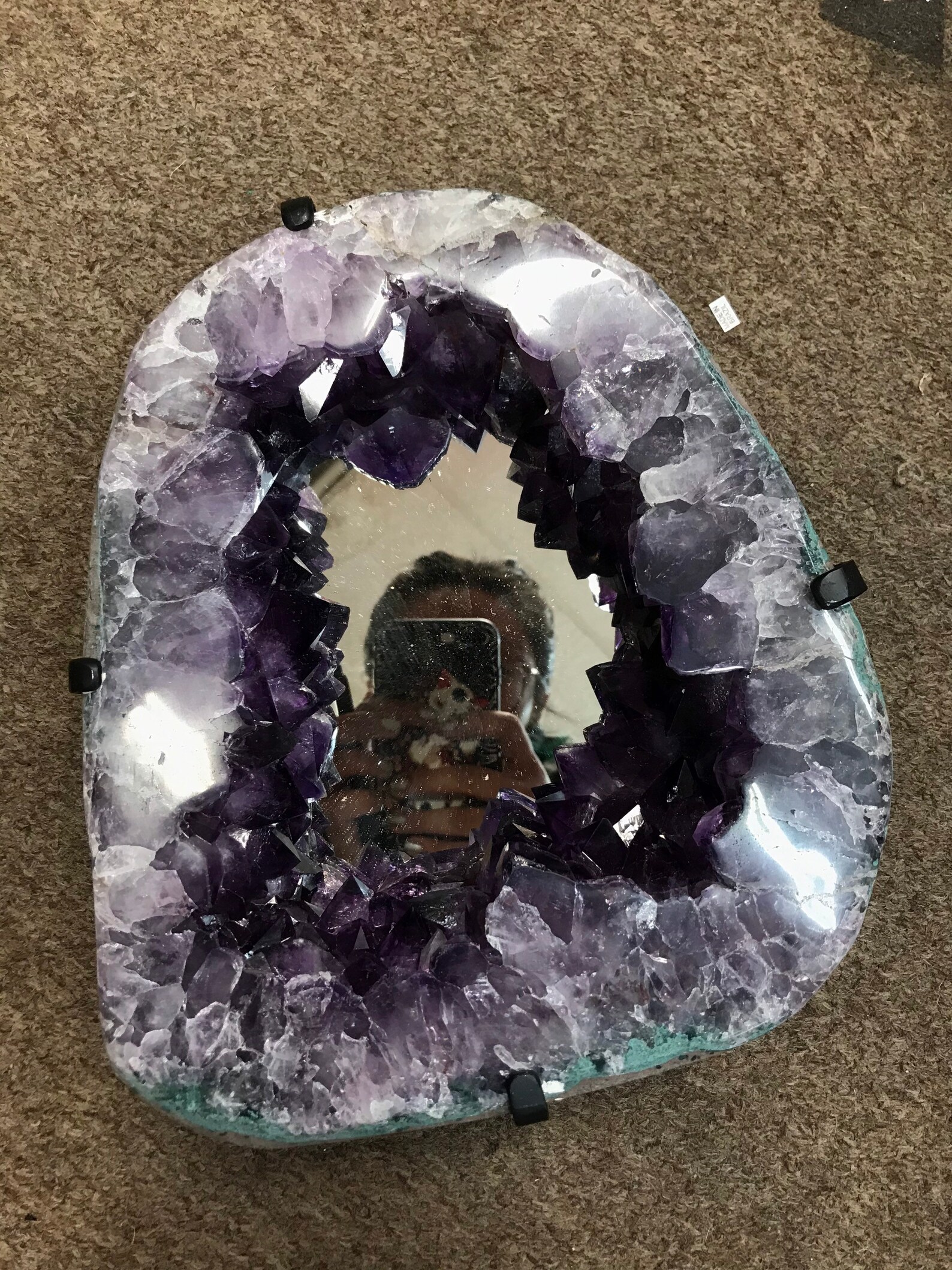 Amethyst Mirror - Etsy