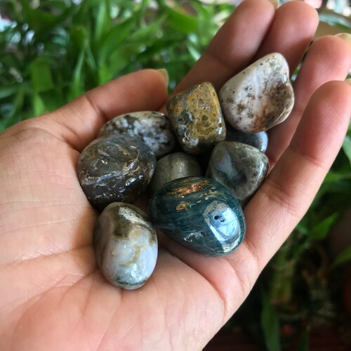 Vesuvianite Healing Stone Vezuvianite Vasonite Tumbled | Etsy