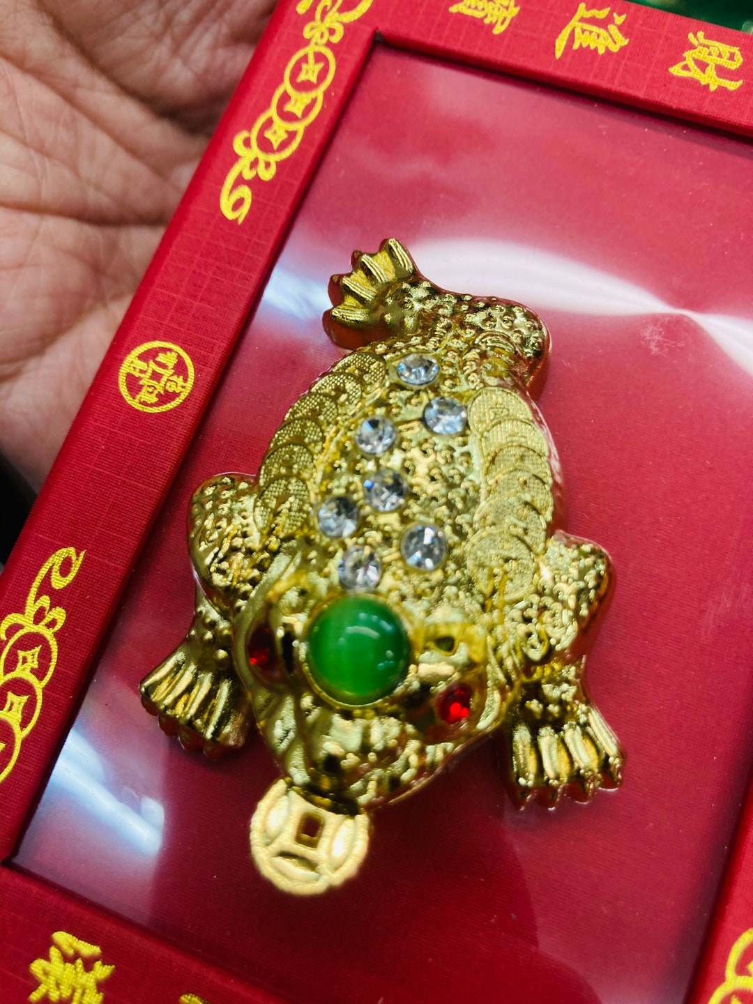Metal Money Toad Feng Shui Money - Etsy