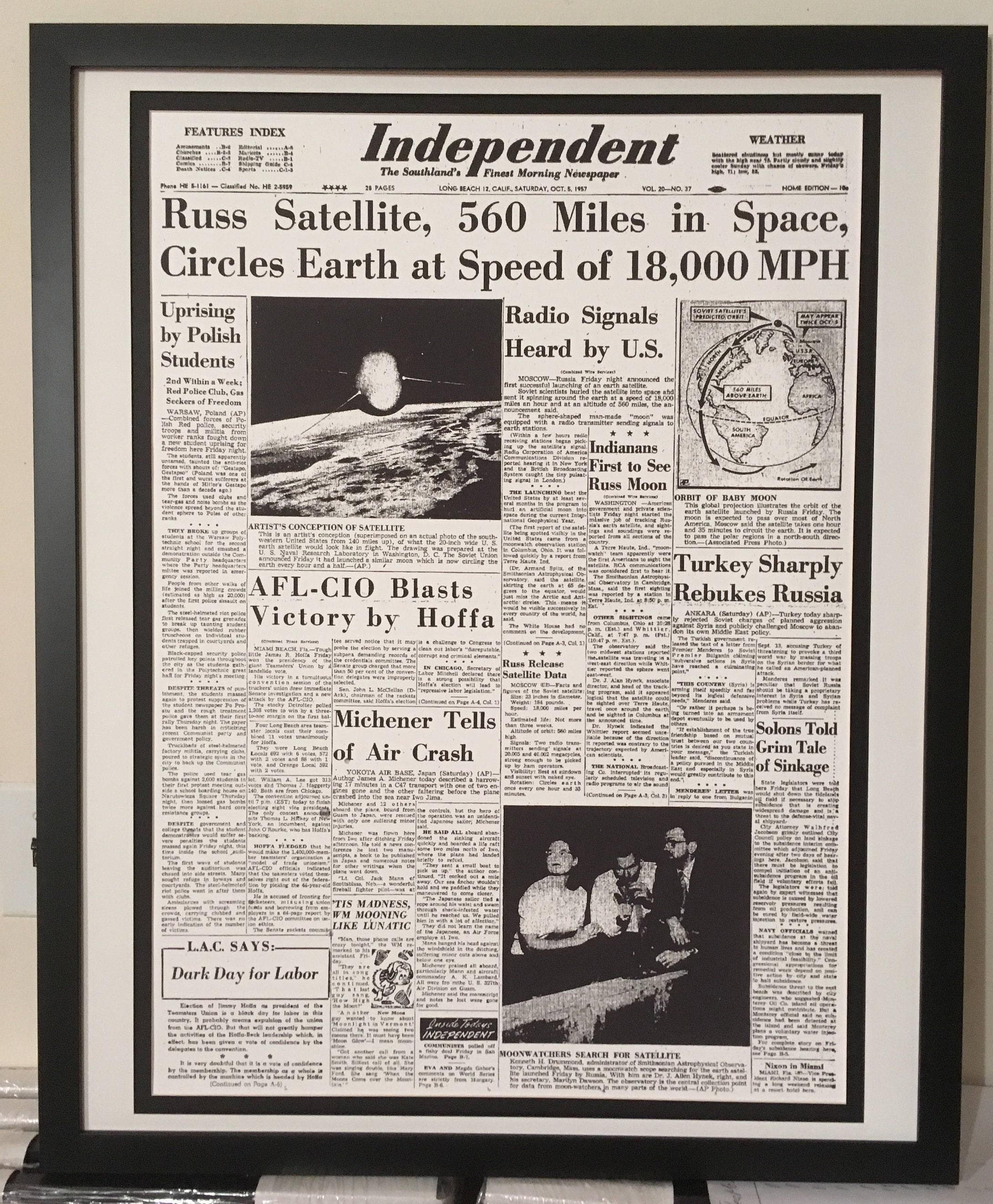 Spaceship, Satelite, Sputnik, First Orbiting, Space Race, Russian ...