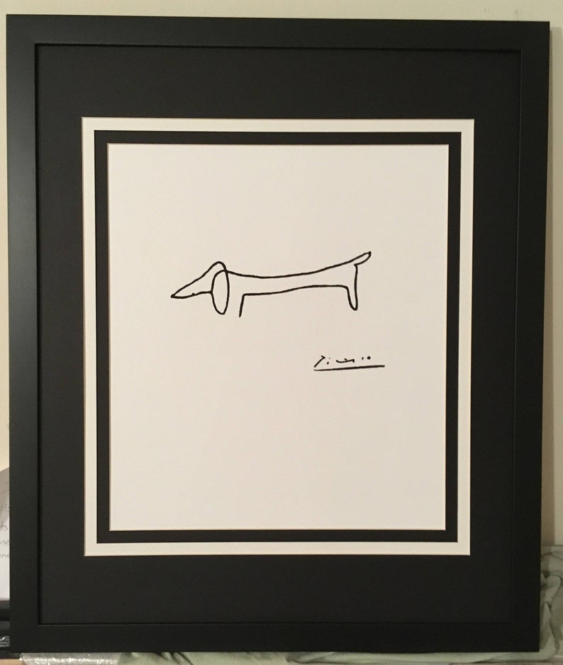 Picasso, Framed Prints, Picasso"s Dog, Picasso"s Pig, Picasso"s Dove ...
