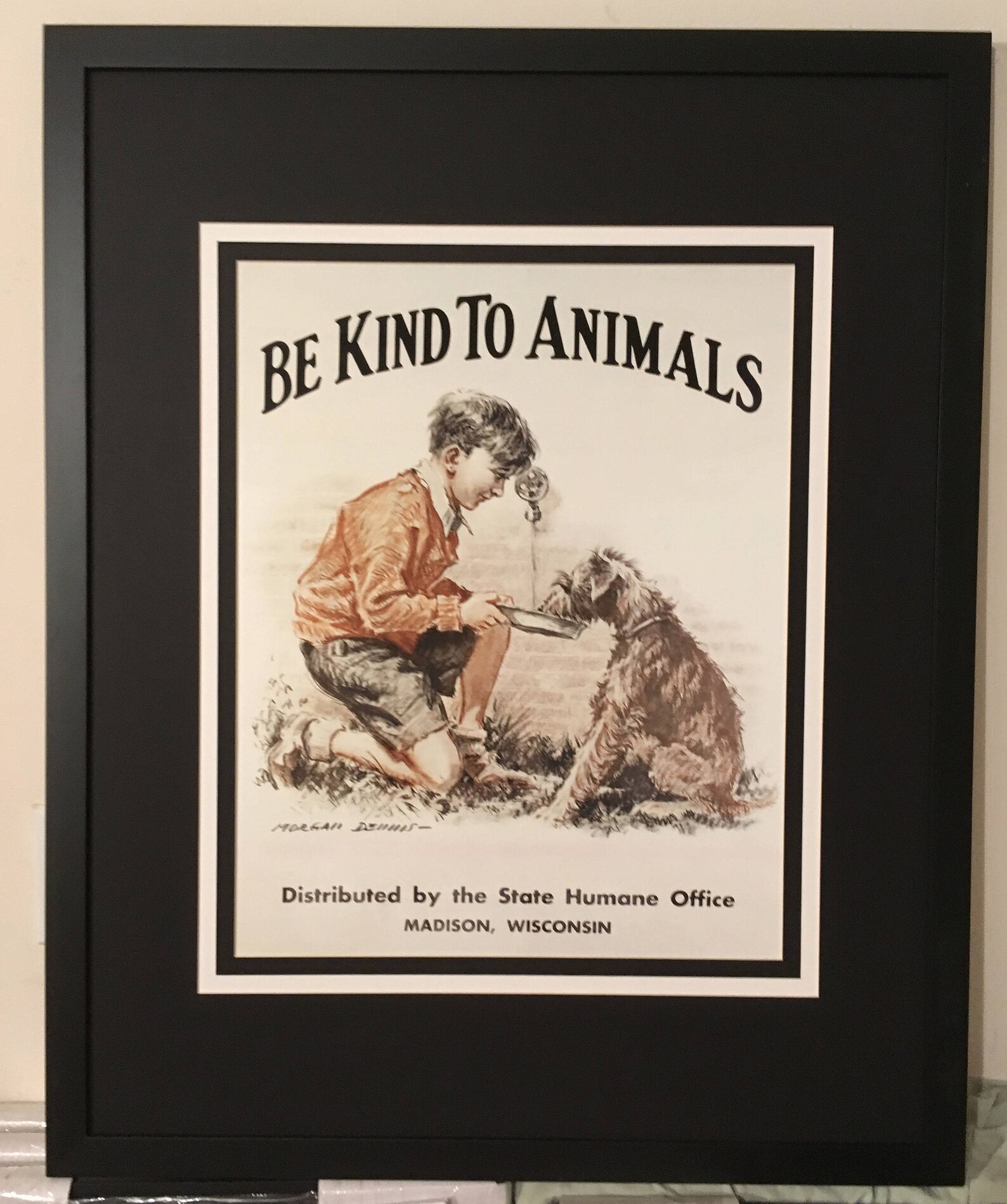 Vintage Poster, Animal Lovers, Vintage Print by Morgan Dennis, Dog ...