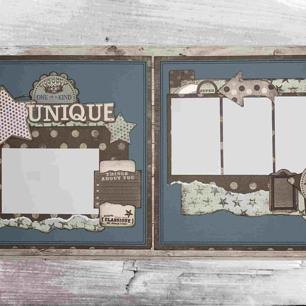 Premade Scrapbook Pages - Etsy