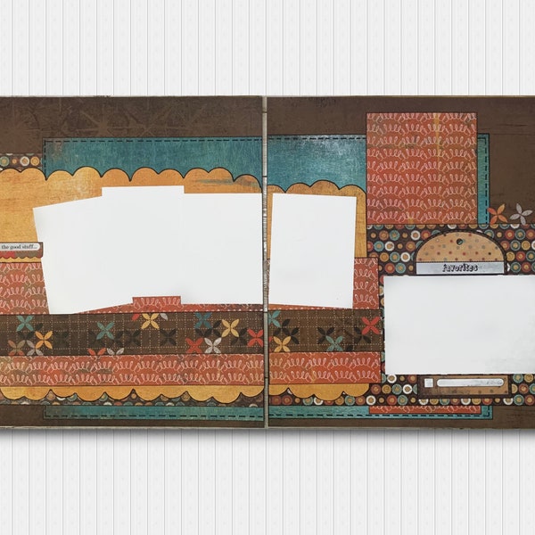 Premade Scrapbook Pages - Etsy