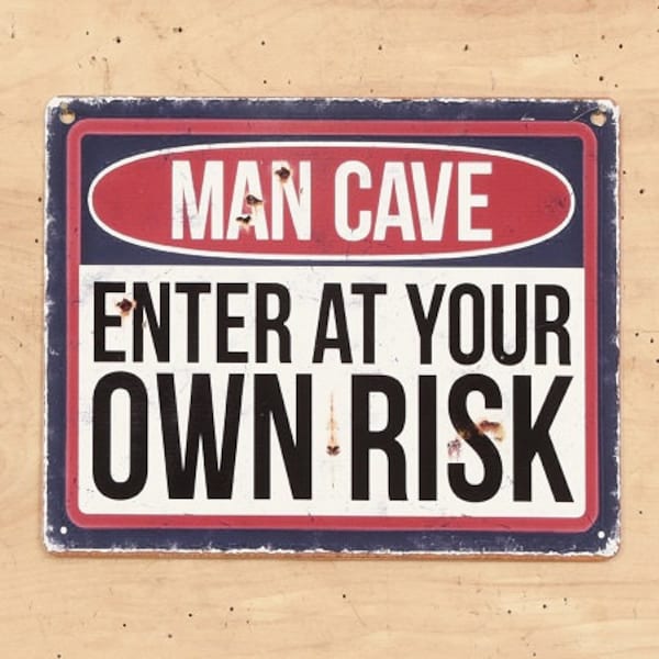 Enter at Your Own Risk Sign - Etsy