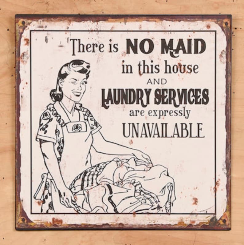 Clean up After Yourself Sign Bathroom Wall Art Funny Signs for Home ...