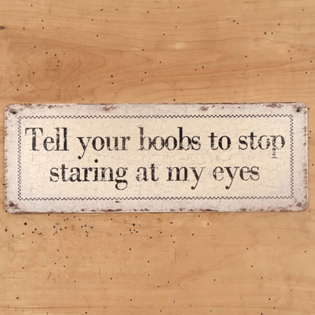 Stop Staring Sign Funny Gifts for Boyfriend, Mantuary Man Cave Decor ...