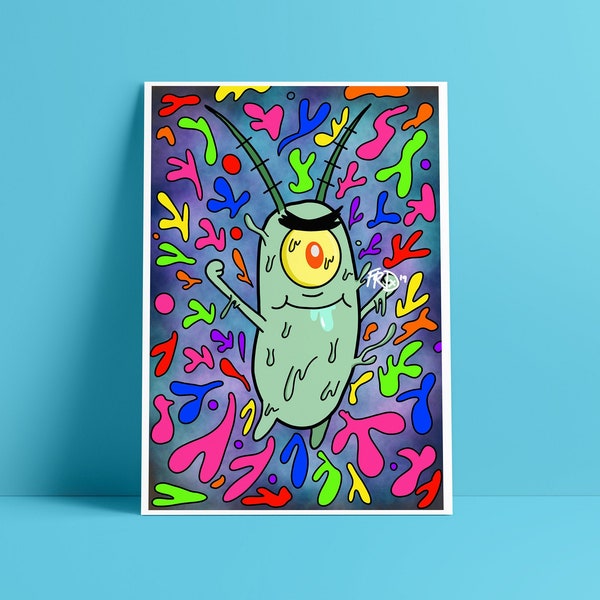 Spongebob Poster - Etsy