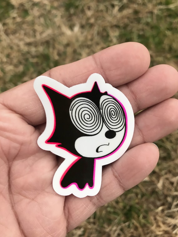 Felix Cat Sticker Stickers Laptop Stickers for Hydroflask | Etsy