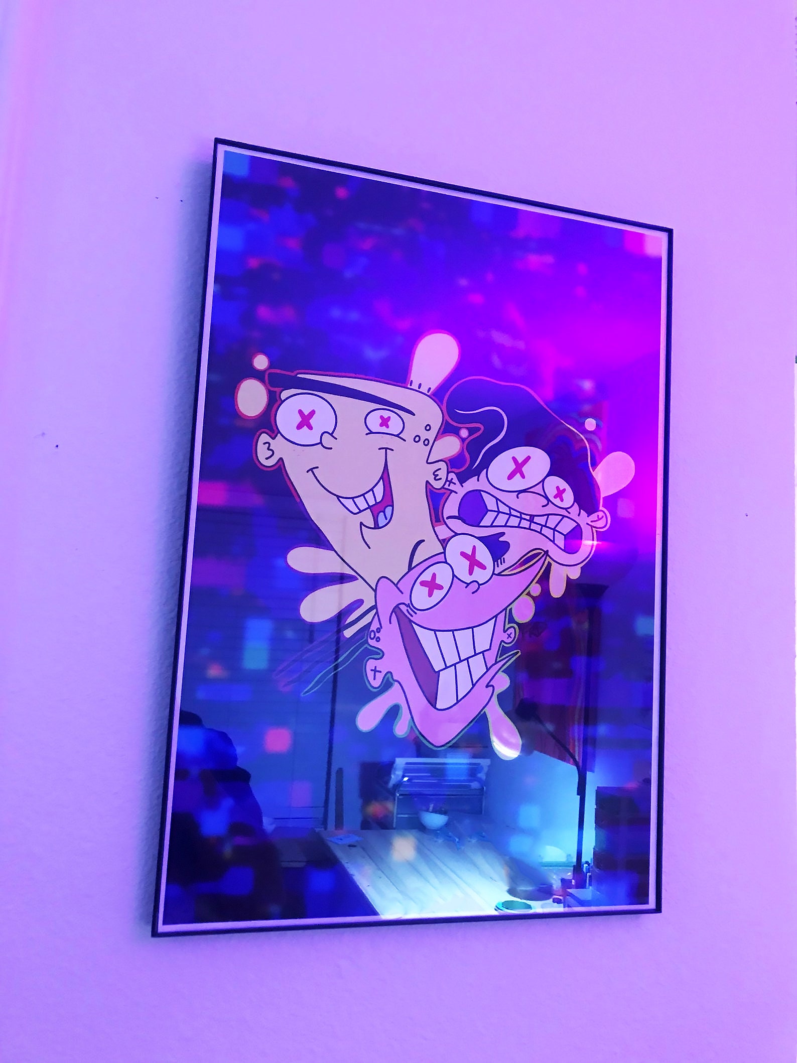 Ed Edd N Eddy Glitch Print - Poster - Art Poster - Wall Art - Wall ...