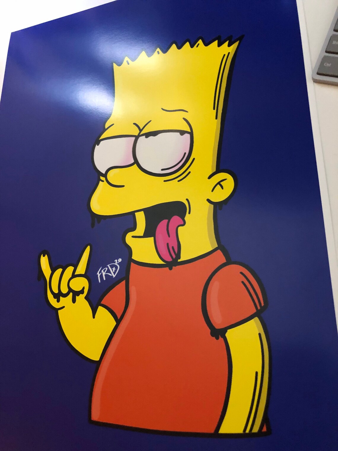 Bart Print Art Print Poster Art Wall Art Wall Decor - Etsy