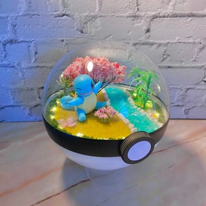 Squirtle Pokemon Terrarium / Pokemoncards / Pokemone Birthday Supplies ...
