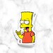 Bart Sticker Stickers Laptop Stickers for Hydroflask Car - Etsy