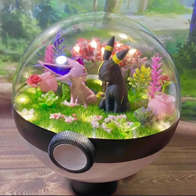 Espeon X Umbreon Love Pokeball / Bride Gift / Groom Gift / Wedding Gift ...