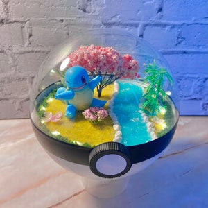 Squirtle Pokemon Terrarium / Pokemoncards / Pokemone Birthday Supplies ...