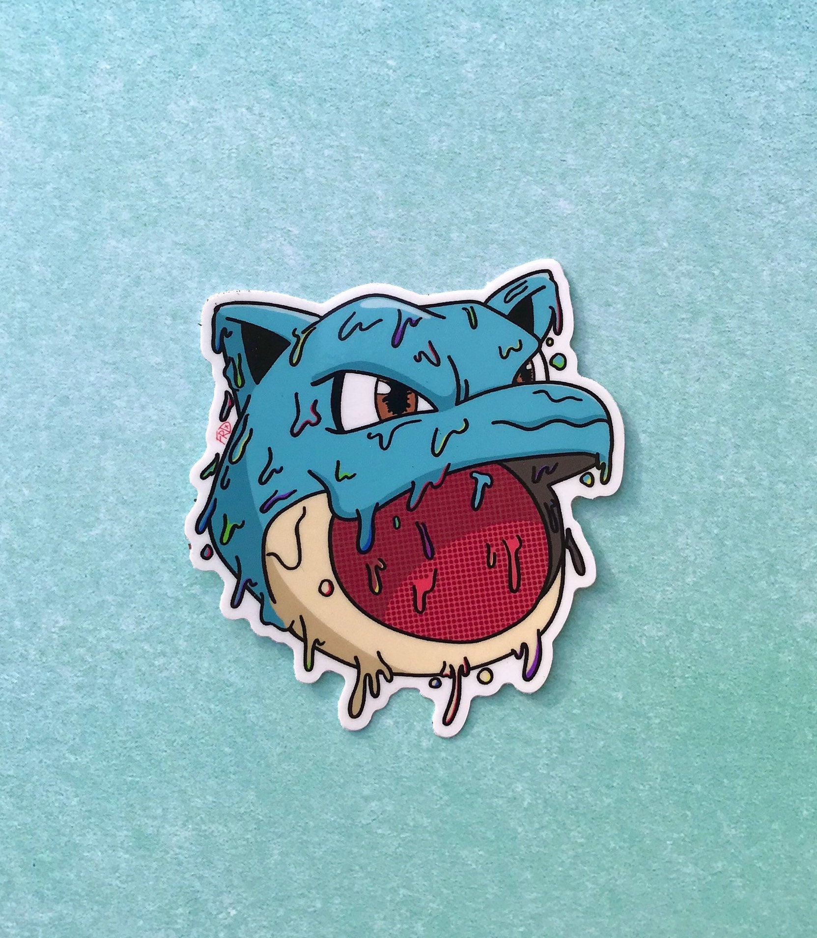 Charizard x Blastoise Acid Sticker Pack 2 Stickers Pokemon | Etsy